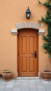 20 Stunning Door Colors That Pair Perfectly with a Brown House - Hearth ...