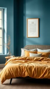 20 Stunning Bedding Colors to Pair with Blue Walls - Hearth And Home Ideas